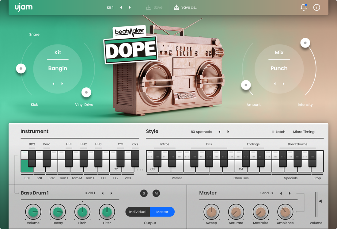 Beatmaker DOPE | Plug-in for Street-credible Hip Hop Tracks