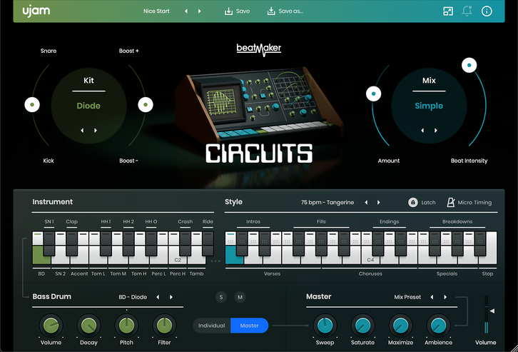 Beatmaker CIRCUITS | Analog Drum Machine Plug-in