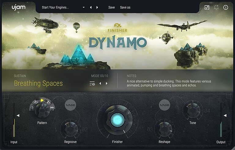 Finisher DYNAMO | Effect Plug-in for Animated Soundscapes